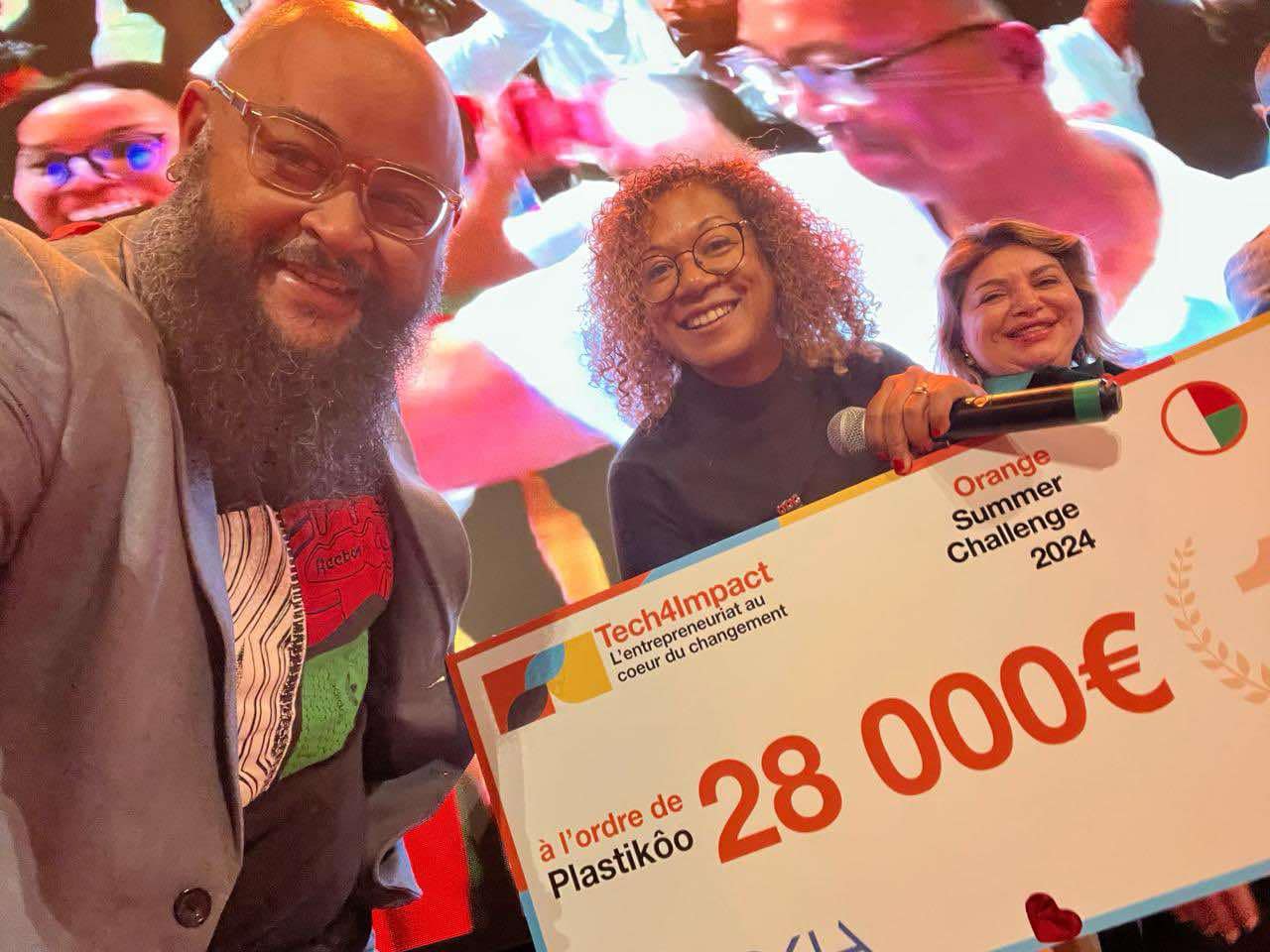 Madagascar remporte le Prix international Orange Summer Challenge 2024 avec Plastikôo