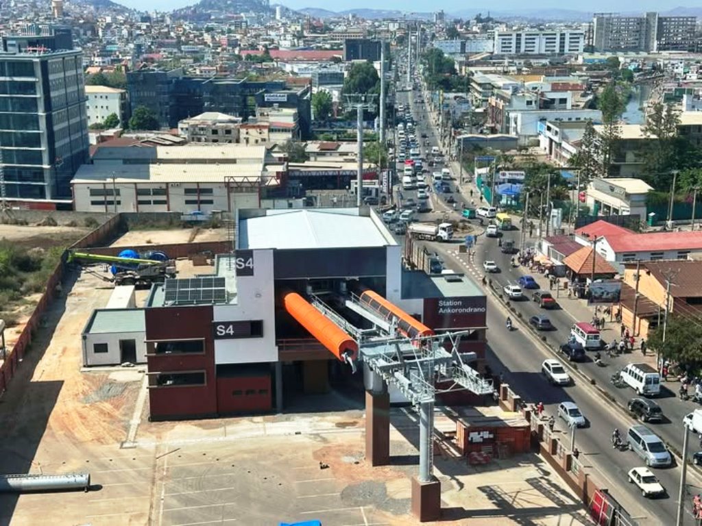 Transport par câble - la ligne Soarano–Ivandry bientôt prête